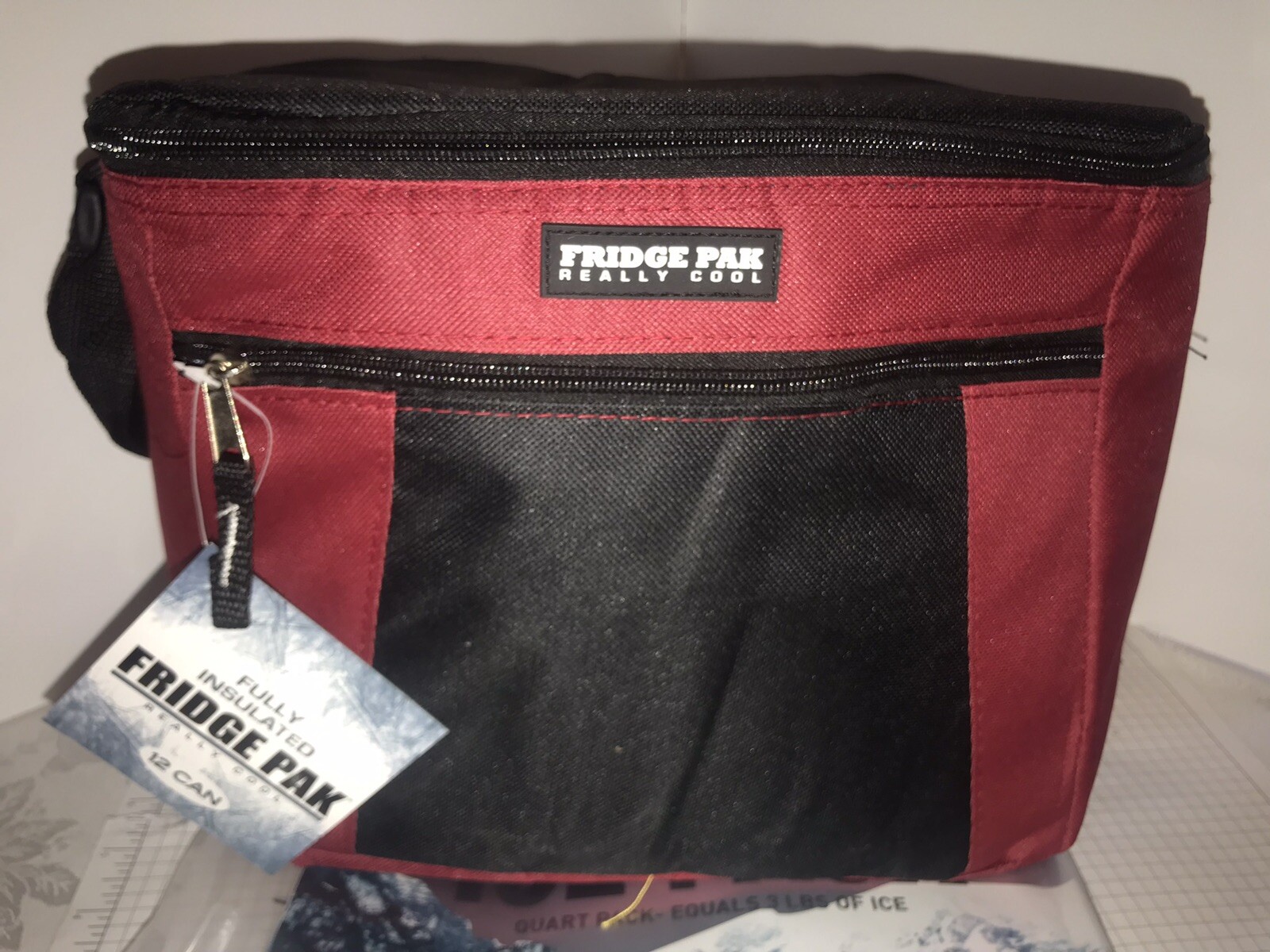 Fridge Pack Cooler & Ice Pack - Cooler Holds 12 Cans - All Brand New | eBay