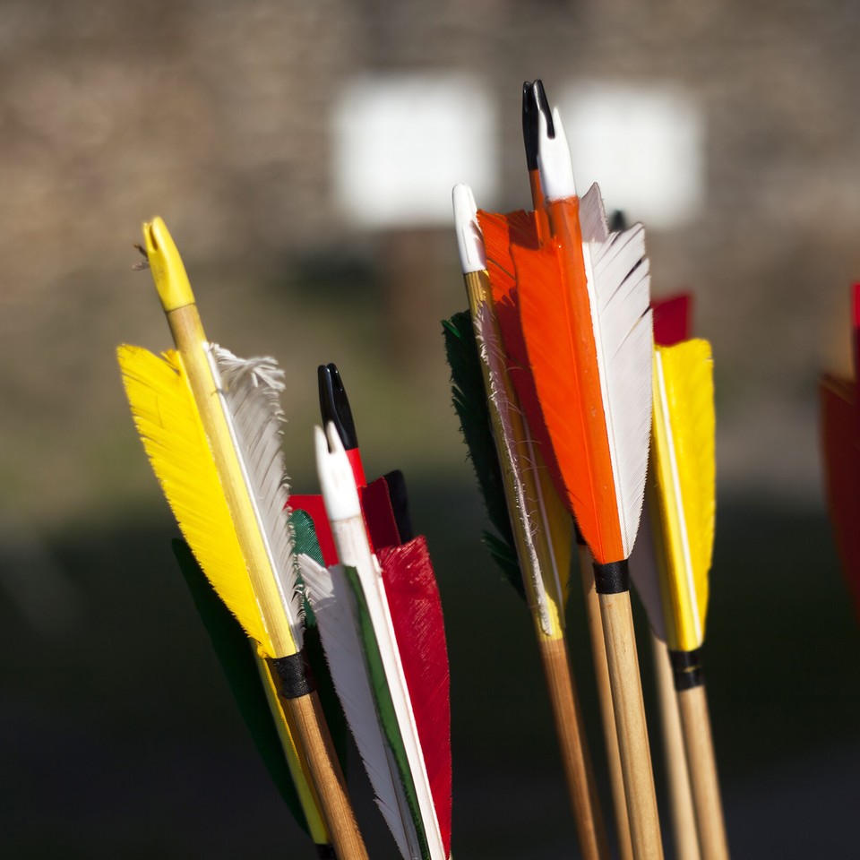 50Pcs Archery Arrows Nocks 4.2mm Clear Insert Arrow Nock Replacement ...