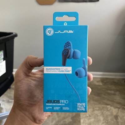 JLAB JBUDS Pro Signature Earbuds W/ Universal Mic + Track Control BNFS ...