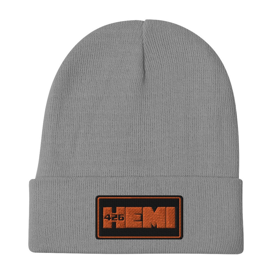 Mopar 426 HEMI Beanie Roadrunner Super Bee Cuda GTX Charger Embroidered ...