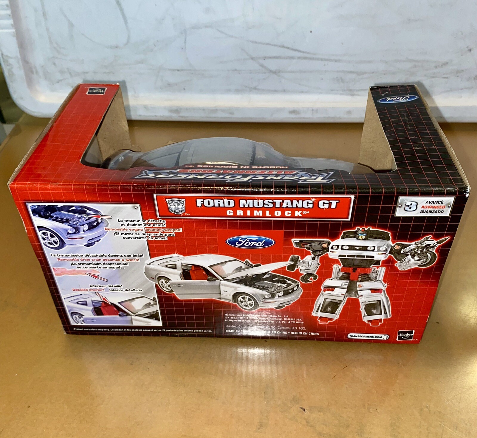 Hasbro Transformers Alternators Ford Mustang Gt Grimlock Action Figure ...