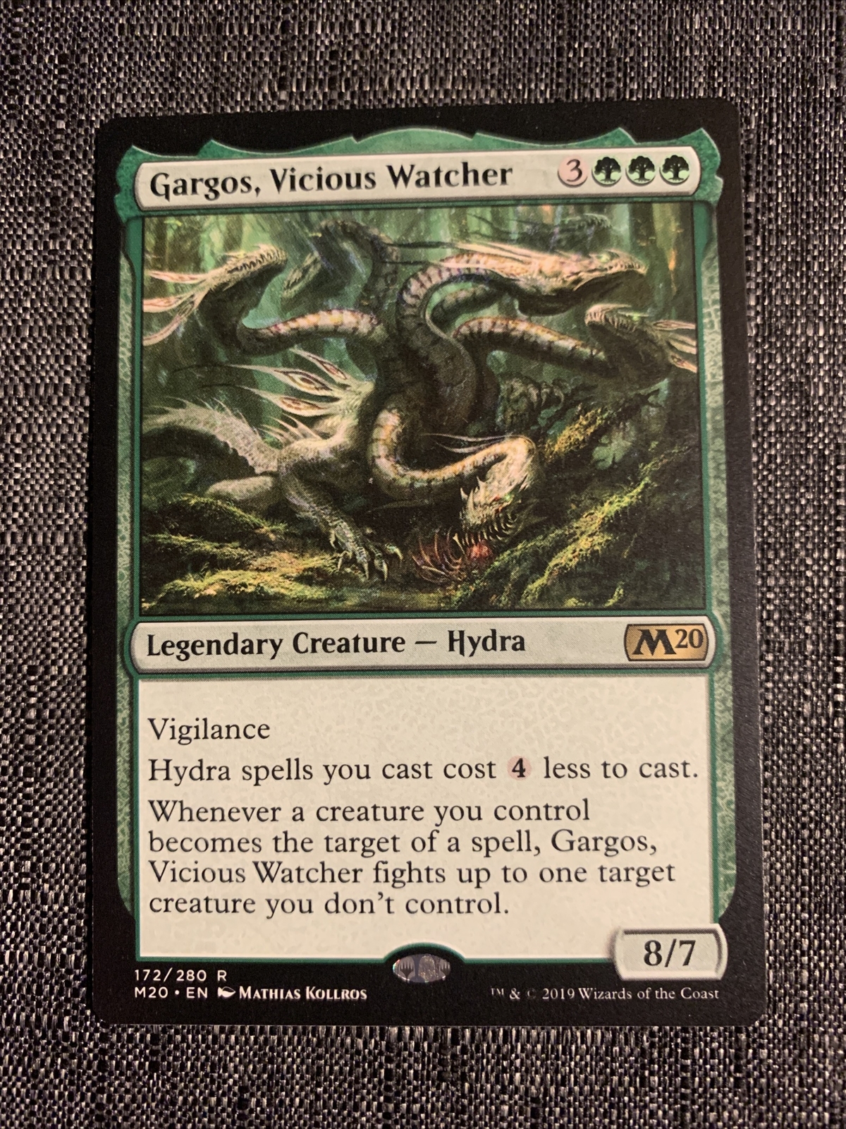 Gargos, Vicious Watcher NM Core Set 2020 MTG Magic The Gathering | eBay