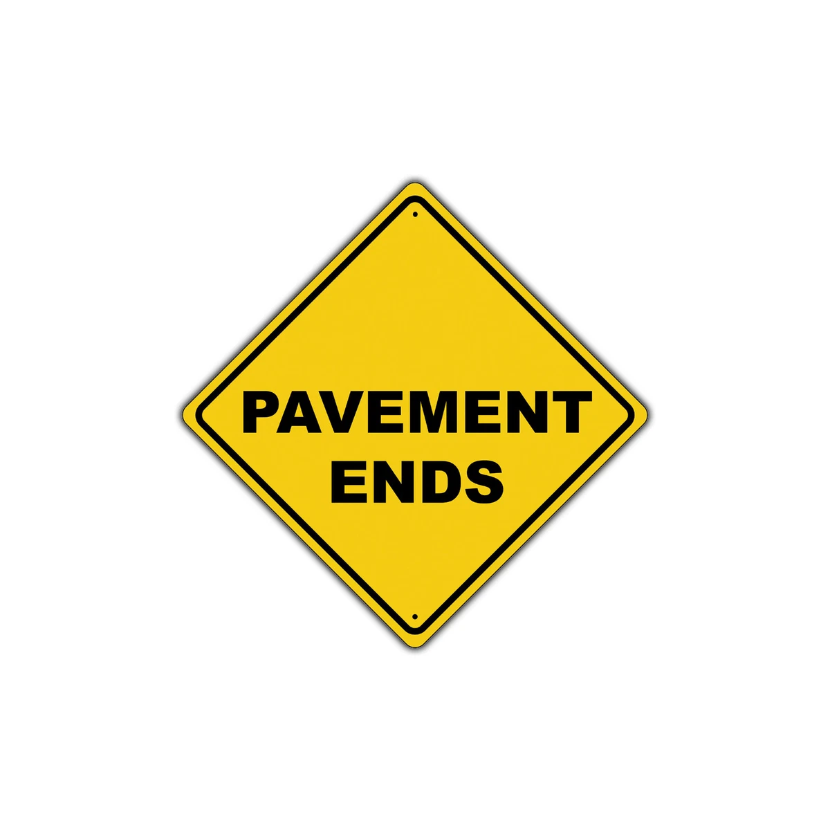 Road Hazard Sign Diamond