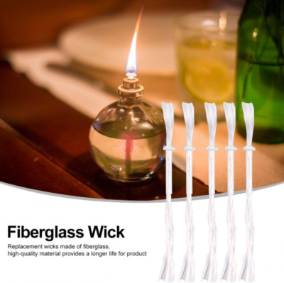 Fiberglass Wick by the Foot 1-6mm Round Oil Lamp Wick Torch Wick Candle ...