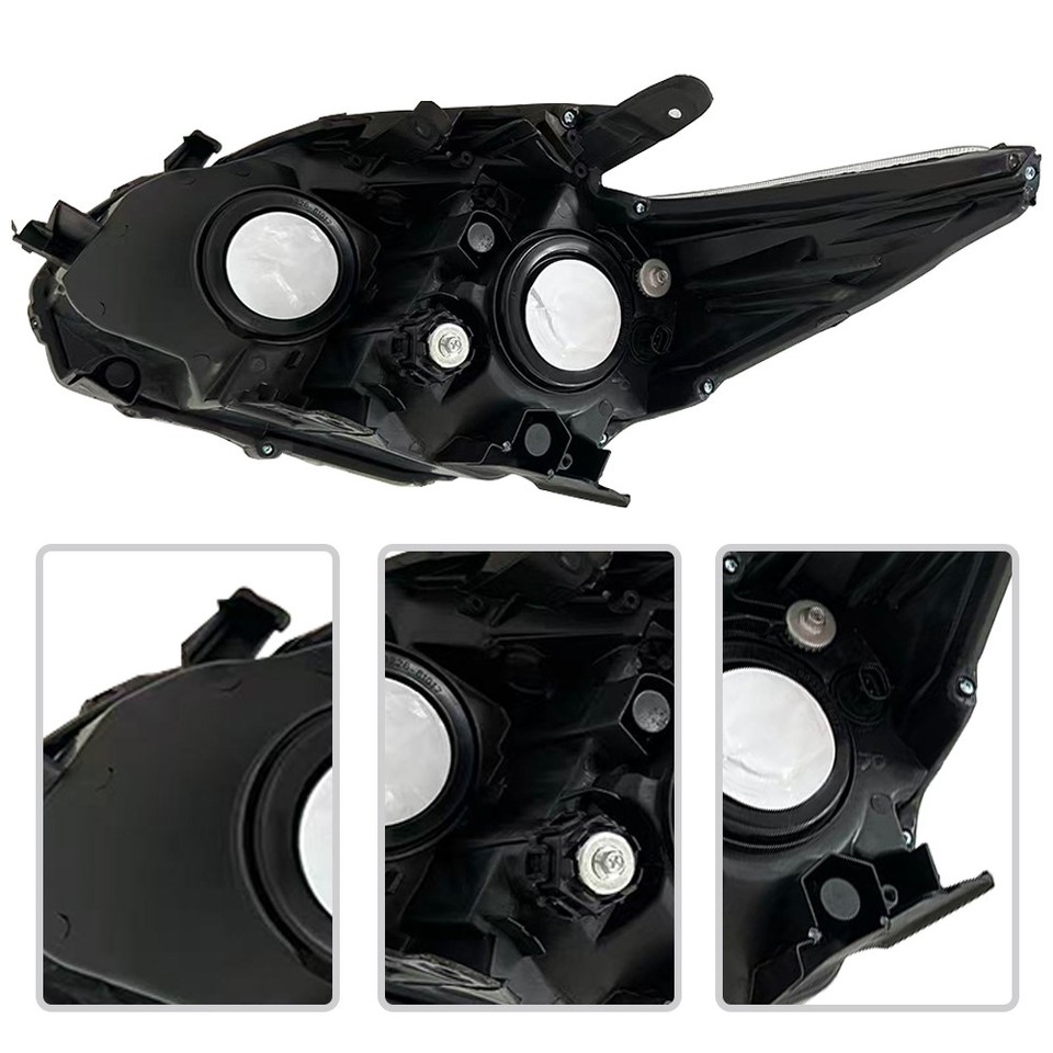 For 2010-2011 Toyota Prius Headlights Halogen Set Driver and Passenger ...