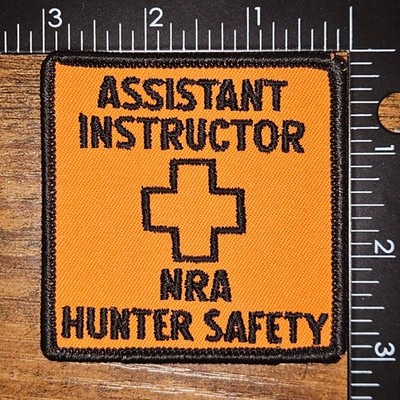 National Rifle Association NRA Assistant Instructor Hunter Safety Patch ...