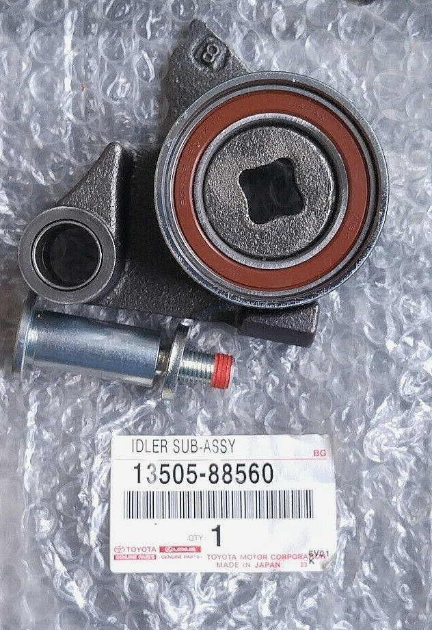 TOYOTA GENUINE IDLER SUB-ASSY Timing Belt Tensioner Pulley Japan 13505 ...