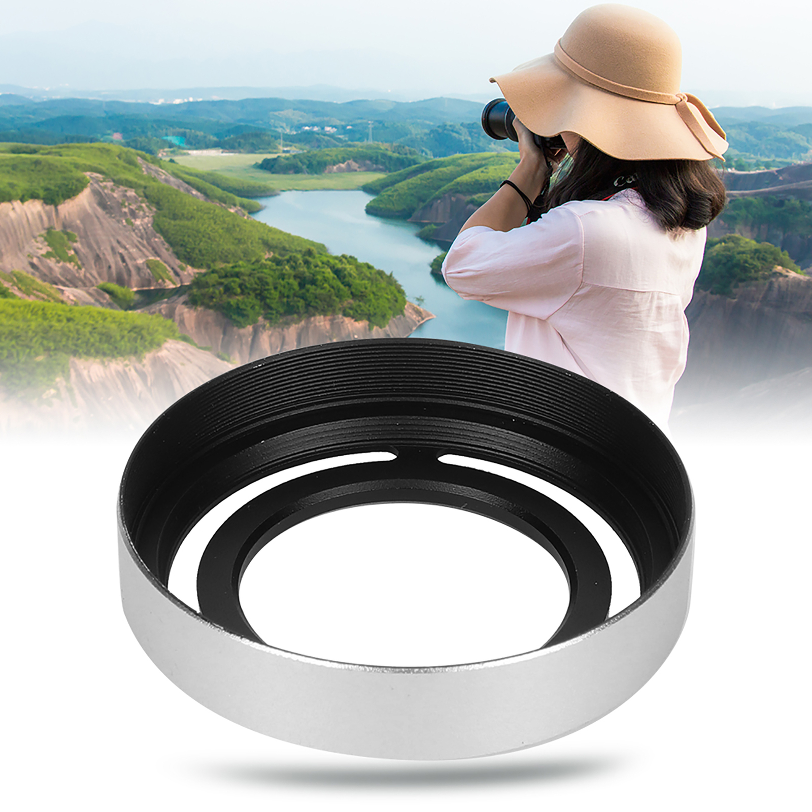 LHX10 Beautiful Appearance Hollow Metal Compact Detachable Camera Lens ...