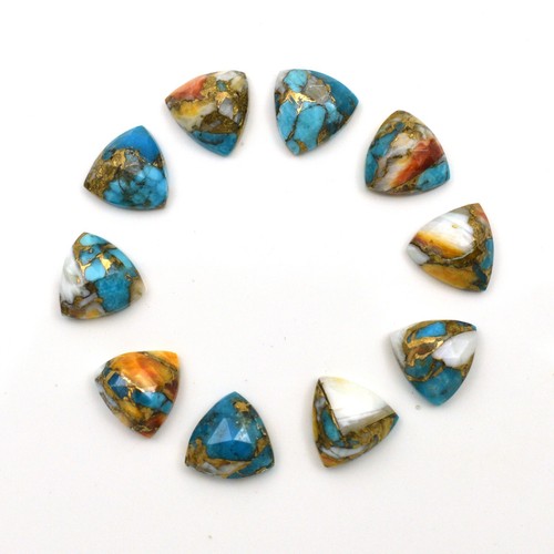 Blaue Kupfer Auster Türkis Billion kalibrierter Cabochon ...