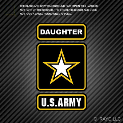 Army Daughter Sticker Die Cut Decal Self Adhesive Vinyl Ranger U.S. US ...