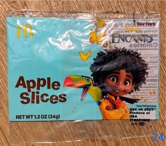 Encanto - McDonald's Happy Meal Apple Slices Wrapper (only) - 2021 | eBay