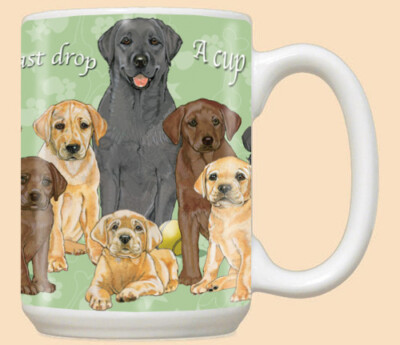 Labrador Retriever Ceramic Coffee Mug Tea Cup 15 oz | eBay