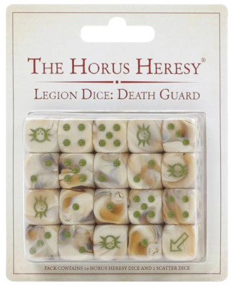 Horus Heresy Death Guard Legion Dice Pack Space Marines 30K 40K Scatter ...