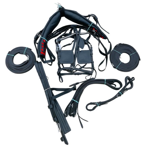Pony Regular Horse Leather Driving Harness- Complete Set - Leather ...