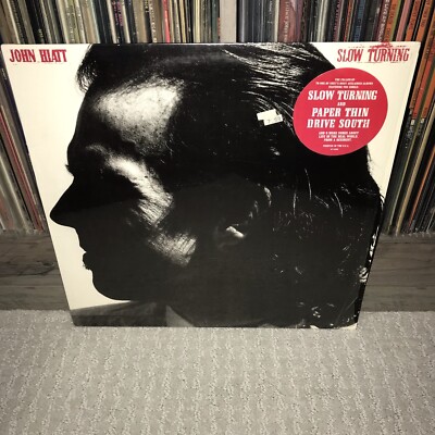 Original MINT- John Hiatt Slow Turning Vinyl SHRINK Hype Sticker Little ...