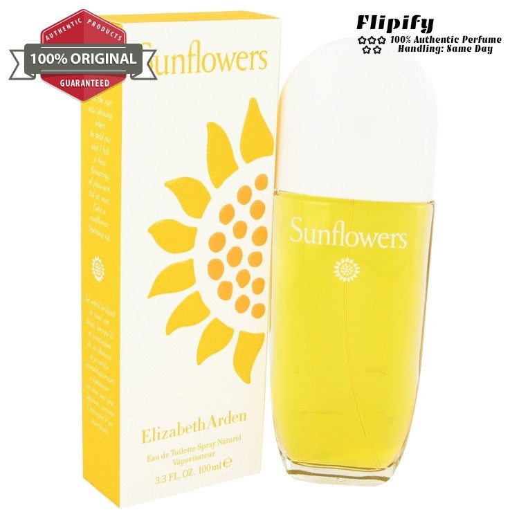 SUNFLOWERS Perfume 1 oz / 1.7 oz / 3.4 oz / 6.8 oz EDT Spray for WOMEN ...