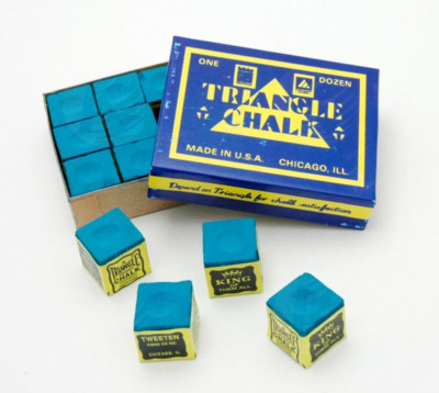 Triangle chalk Lot de 24 ,piè,ces de craie de billard dans 2 ,bo& | eBay