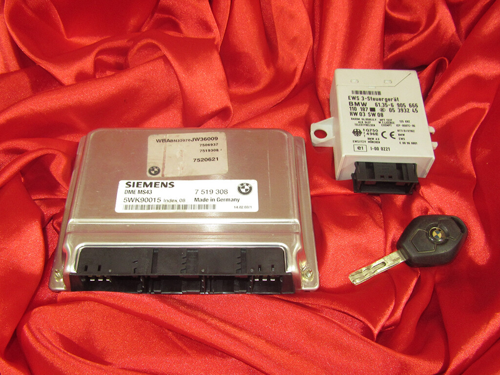 BMW E46 E39 E53 3 5 X5 series 2.5i M54 ENGINE ECU SET MODULE DME MS43 ...