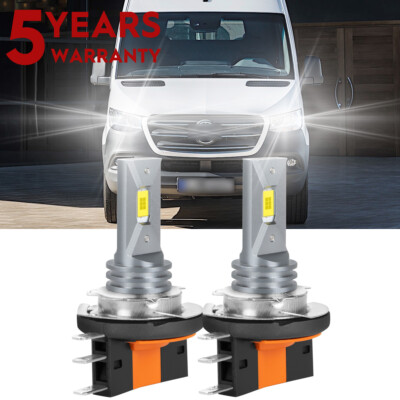 H15 LED Headlight High Beam DRL Bulbs For Mercedes-Benz Sprinter 2500 ...