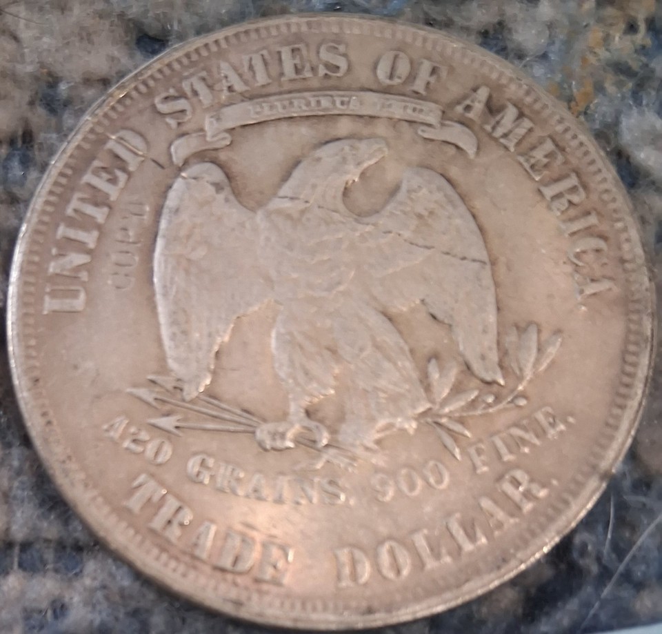 3 Types 1795 Flowing Hair 1885 Trade Dollar 1878 Morgan Silver Dollar ...