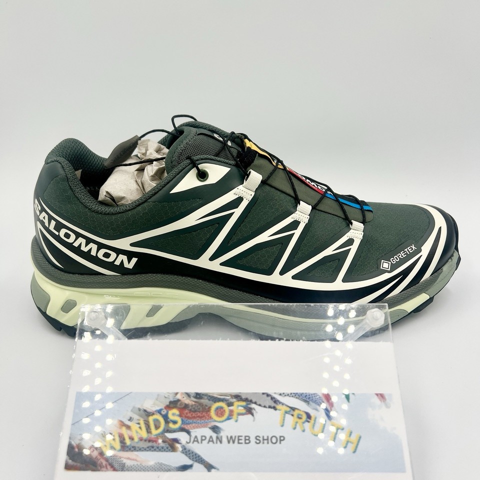 Salomon XT-6 GORE-TEX Urban Chic Black Lime Cream L47581300 Men's US 5 ...