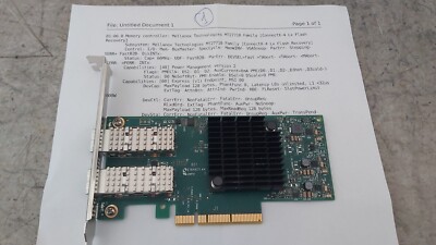 Mellanox NVidia MT27710 ConnectX-4 Adapter #1 Make Offer! | eBay