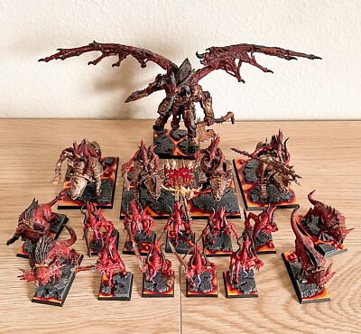 Warhammer Age Of Sigmar - Painted Blades Of Khorne Army - BoxedUp (178 ...