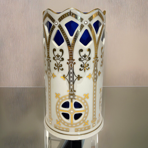 Lenox Millennium Collection Votive Candleholder Cobalt Blue Glass Globe ...