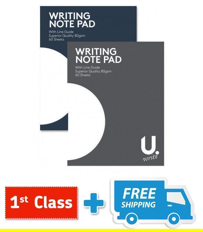 1 X Paper Notebook Writing Pad Plain Stationery | eBay