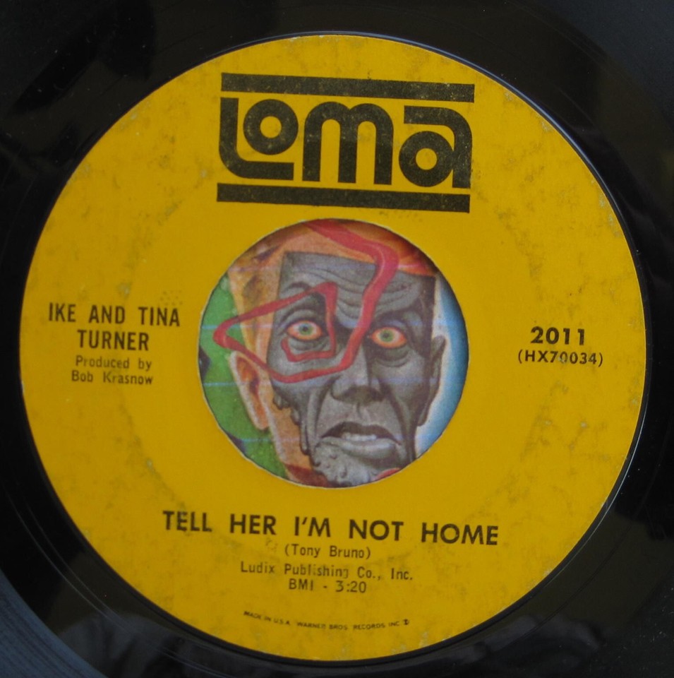 HEAR Ike & Tina Turner 45 Thru With Love / Tell Her I'm Not Home LOMA R ...