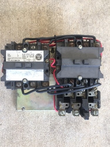 Westinghouse A210M1CX Size 1 Fwd/Rev Contactor 120v Coil ** GOOD ...