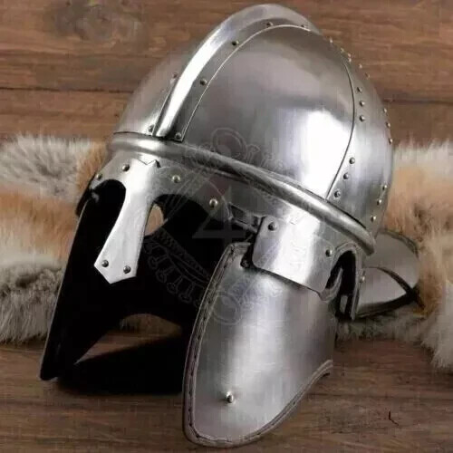 18 gauge Steel Medieval Infantry Late Roman Ridge Helmet Halloween gift ...