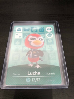 Lucha #122 Animal Crossing Amiibo Card MINT NEVER SCANNED | eBay
