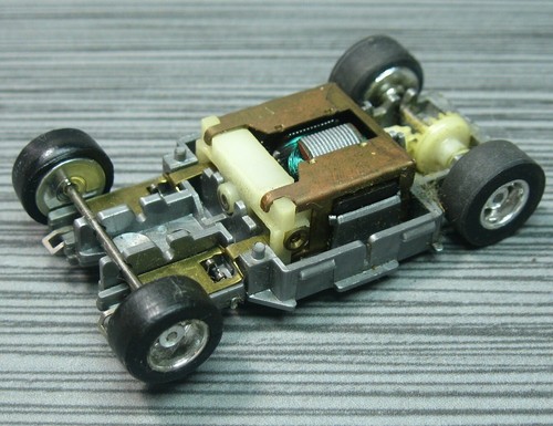 1970's SLOT CAR Nice Clean Tyco Curvehugger CHASSIS Running VINTAGE HO ...