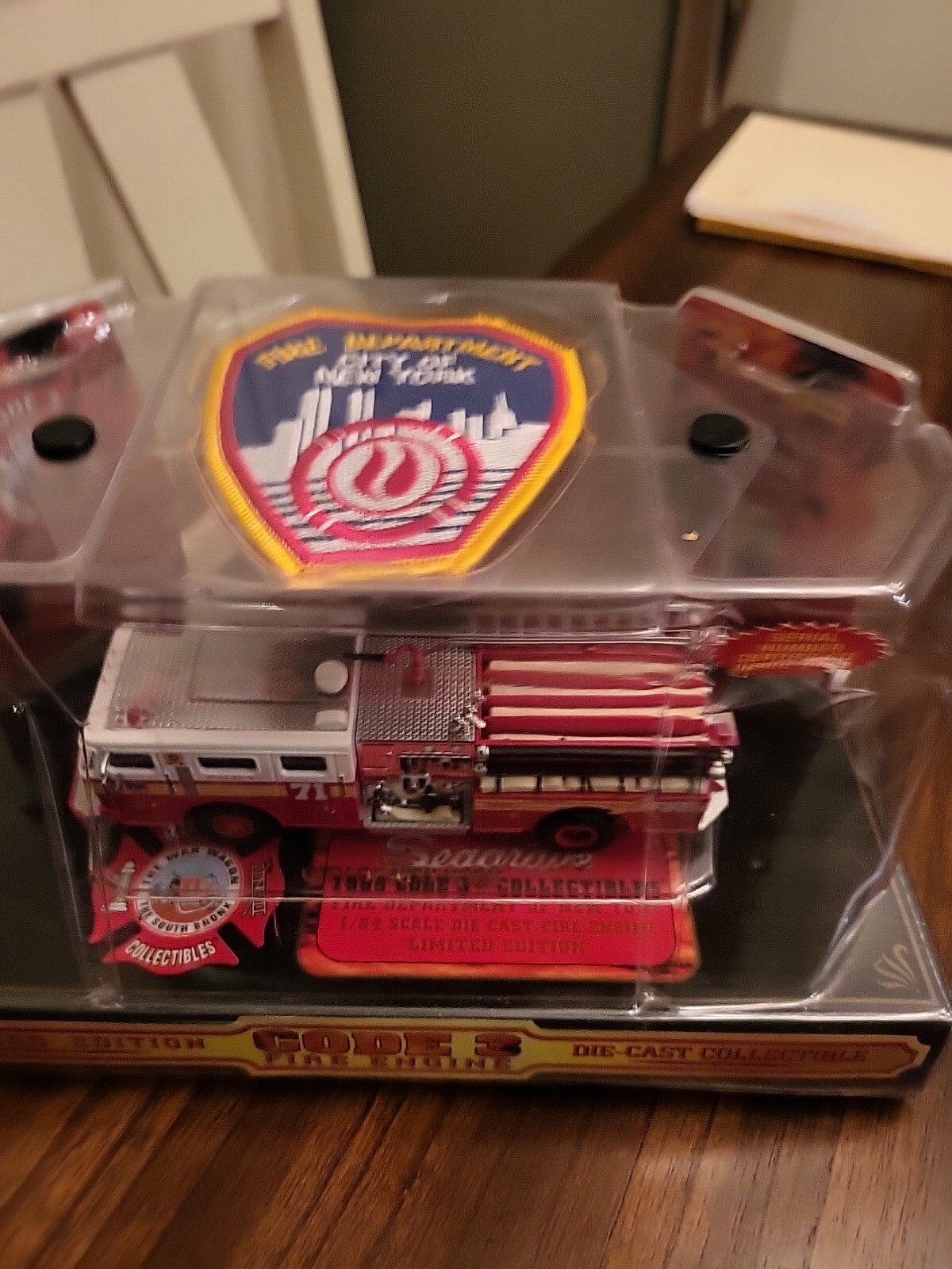 Code 3 Collectible City of New York Engine 71. 1999 1/64 Scale Die Cast ...