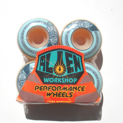 VINTAGE ALIEN WORKSHOP SKATEBOARD WHEELS 53MM LIMITED EDITION ** SUPER ...