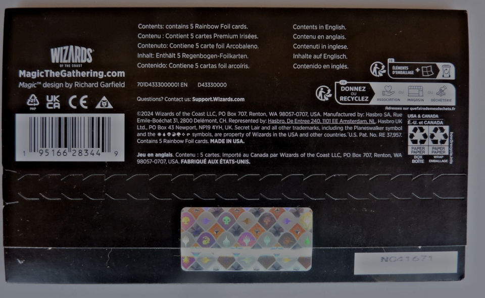 MTG Secret Lair DUNGEONS & DRAGONS:Astarian's Thirst~ENGLISH~Rainbow ...