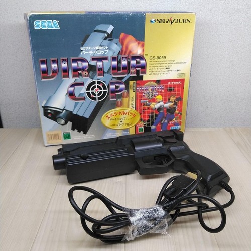 Sega Saturn Y Sega Virtua Cop Gun Controller JPN Limited Edition Rare ...