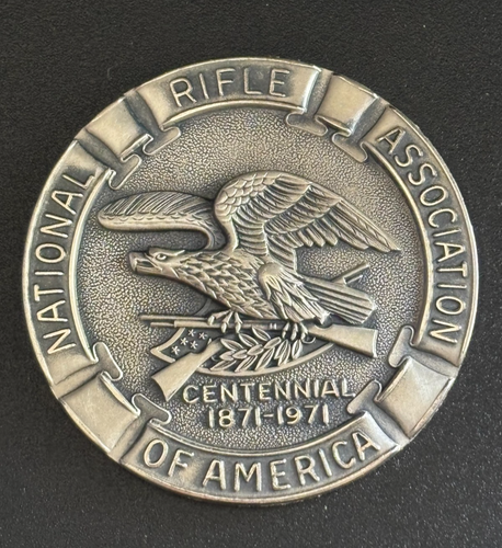 Sterling Silver .925 (1.94 oz) National Rifle Association +3 Bronze ...