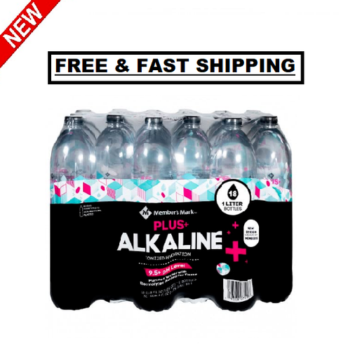 Member'S Mark Plus+ Alkaline Water (1L., 18 Pk.) | eBay