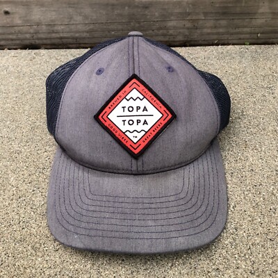 TOPA TOPA Brewery Ventura California Trucker Hat Men's Blue Yupoong The ...