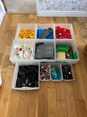 Huge Lego Bundle 16KG Lego Job Lot, Mixed Parts Bundle. Multi Coloured ...