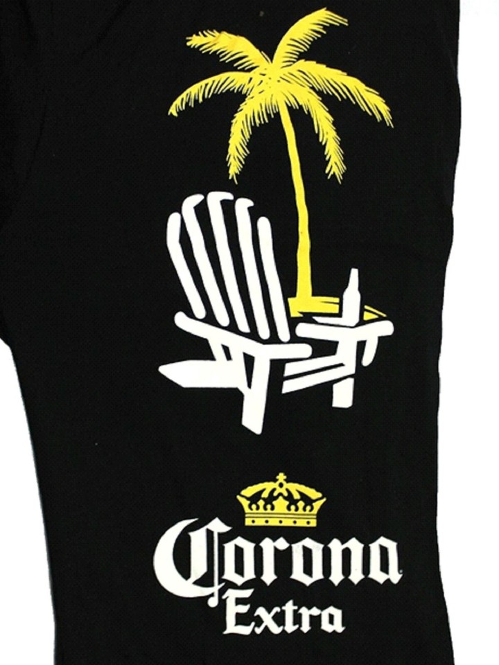 Corona Extra Palm Tree Men's Black Lounge Sleep PJ Pants - NWT | eBay
