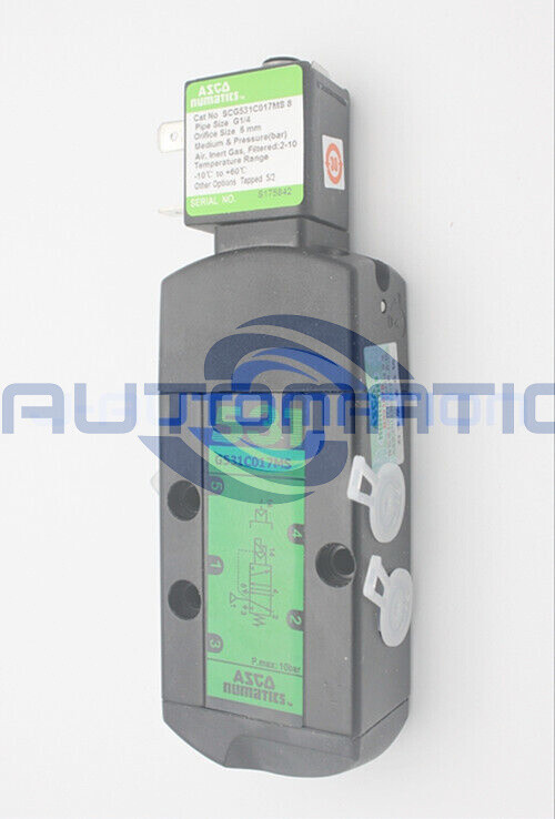 1PCS New ASCO Numatics Solenoid Valve SCG531C017MS 24VDC in box Fast ...