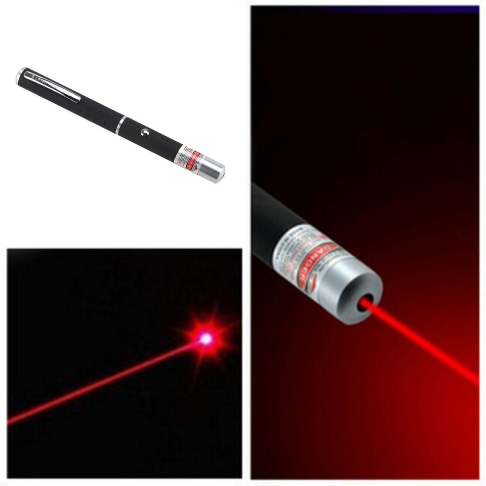 10pcs Red Laser Pointer Pen AAA Lazer Visible Beam for Pet Cat Dog Toy ...