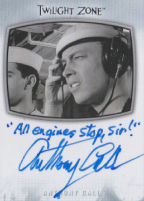 Al-33 Anthony Call "All Engines Stop, Sir!" Signed Twilight Zone ...