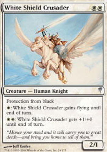 MTG: White Shield Crusader - Foil [Mint/NM] Coldsnap Magic the ...