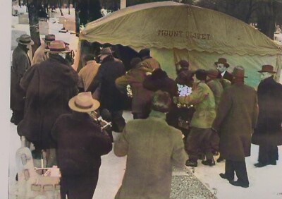 RARE COLOR STILL AL CAPONE FUNERAL #1 | eBay