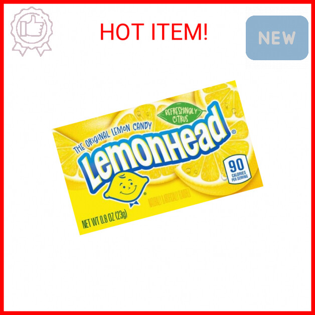 Lemonheads Candy 24 Count Box Lemon Head Bulk Candies Lemonhead 24 ...