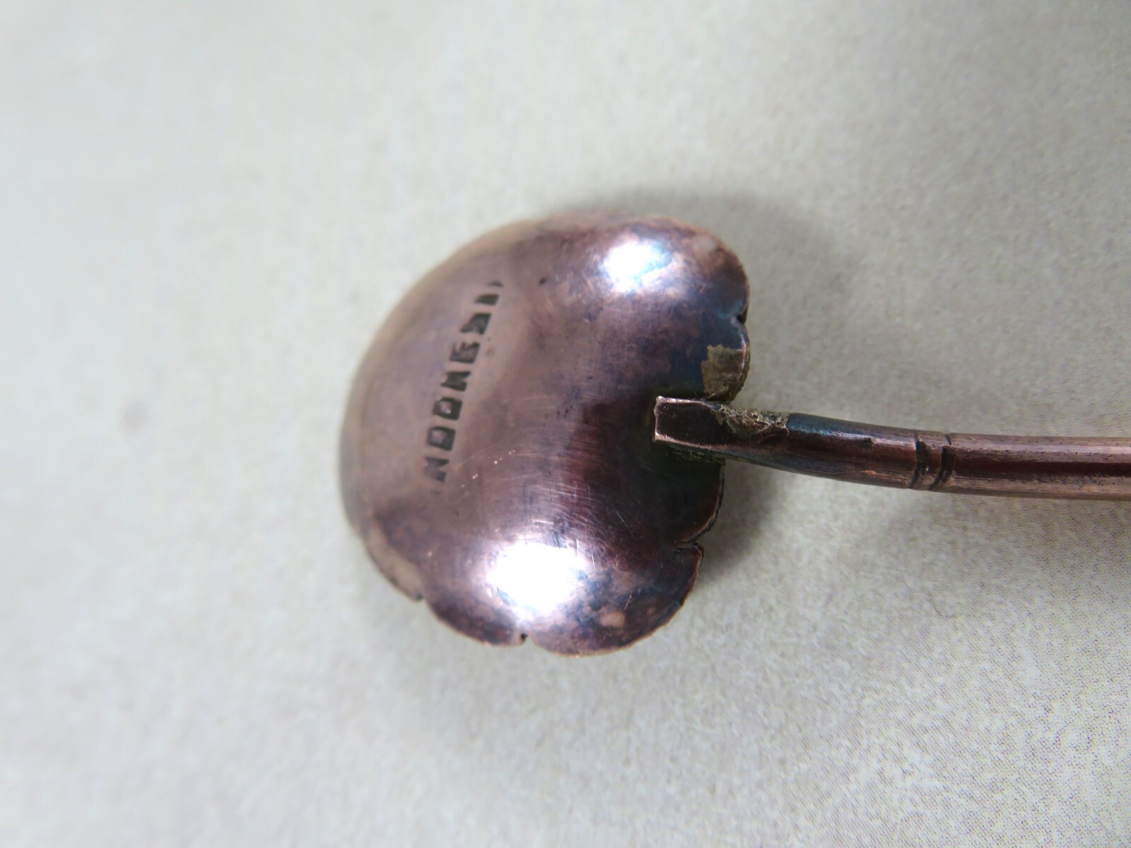 Antique Miniature Copper Spoon Rare Dancing Devil Marked Indonesia 4.25 ...